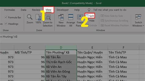 H M Split Trong Excel C Ng Th C V Ng D Ng H M H M Excel