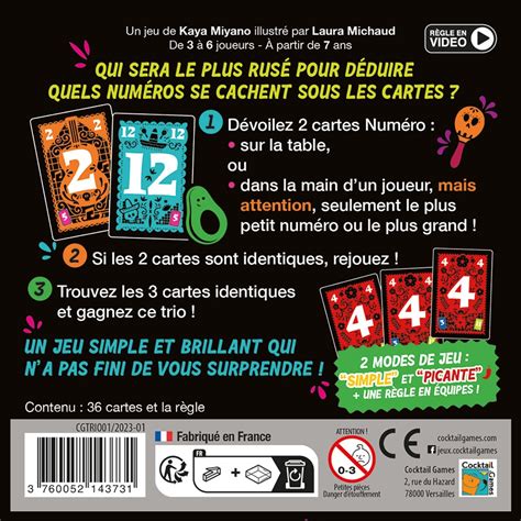 Trio - Jeu de Cartes et de Déduction - Acheter sur Espritjeu.com