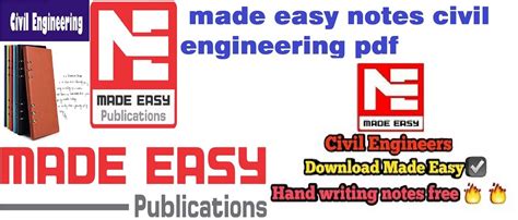 Made Easy Notes Civil Engineering Pdf Made Easy Civil Engineering Books Pdf Made Easy Civil