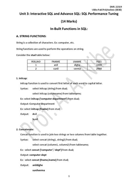 Dms Unit 3 22319 1 Pdf Data Computer Science
