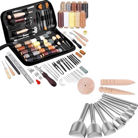 Herramientas De Trabajo De Cuero Kit De Manualidades De Cuero Y