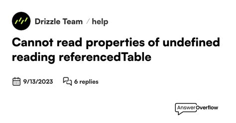 Cannot Read Properties Of Undefined Reading Referencedtable