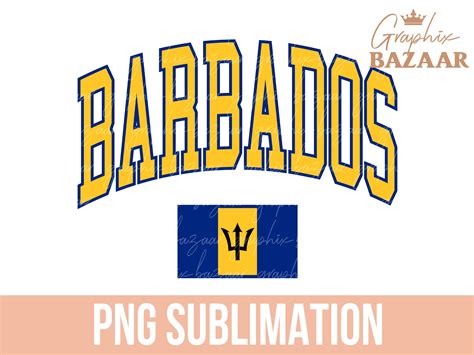 Barbados Png Bajan Flag Sublimation Graphic By Graphixbazaar · Creative Fabrica
