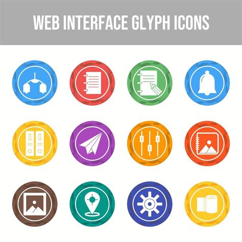 beautiful web interface vector icon set 17538448 vector art at vecteezy