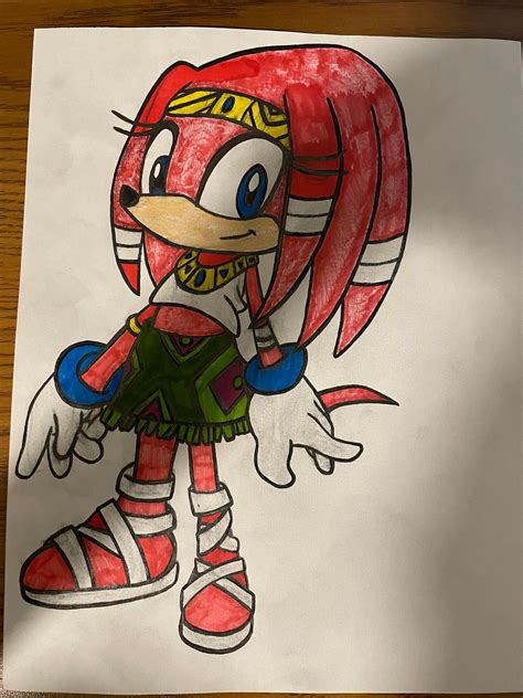Sonic X Tikal The Echidna By Muthoni16 On Deviantart