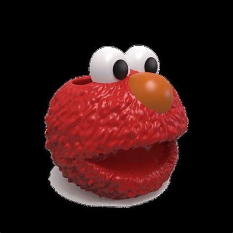 Stl File Elmo Sesame Street Pencil Holder Stl 3mf ️ 3mf ・3d Print Design To Download・cults