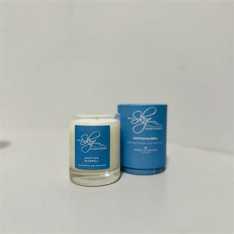 Skye Candle Company Scottish Bluebell Candle Mini Size The Jail Dornoch