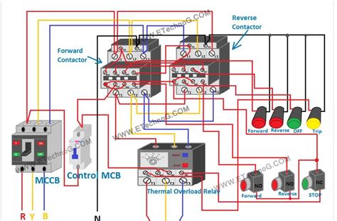 Motor Control Circuit Forward And Reverse