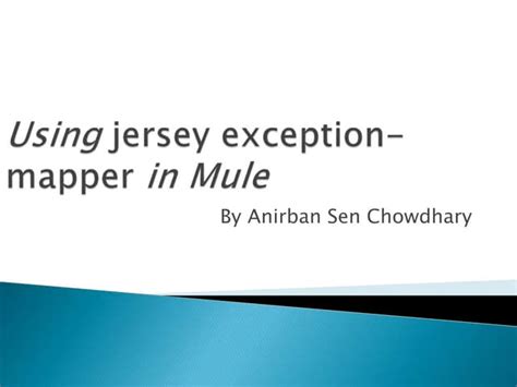 Using Jersey Exception Mapper Ppt