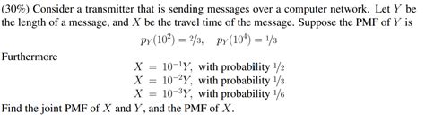 Solved 30 Consider A Transmitter That Is Sending Messages
