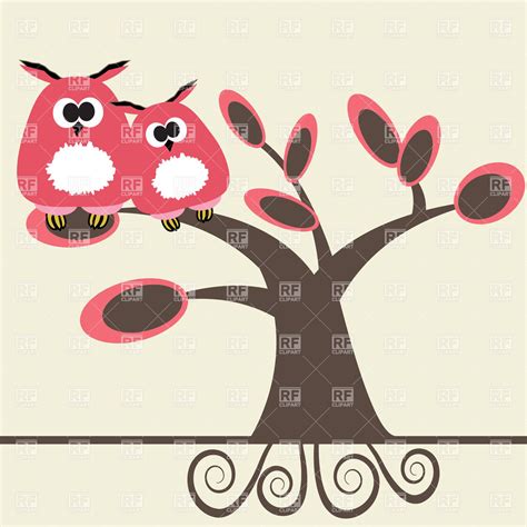Owl Tree Vector At Collection Of Owl Tree Vector Free