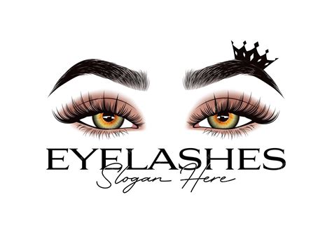 Premium Vector Mink Fur Pretty Eye Lashes Eyelashes Logo Detailed Eyes