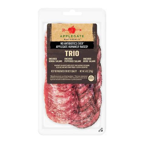 Uncured Genoa Salami Trio Gluten Free Frozen 170gm Supernature