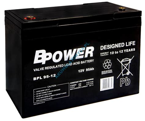 BPower BPL95 12 100Ah 12V AGM BPL 95 12
