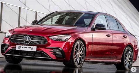Mercedes C Class 2022 Red