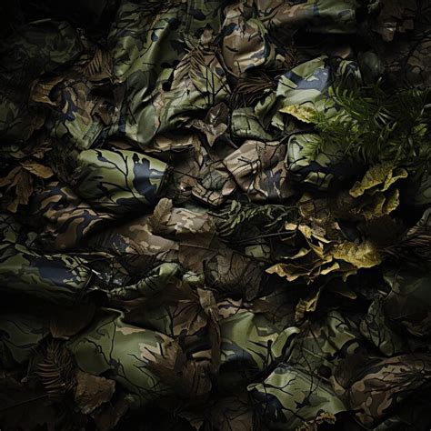 Digital Camouflage Pattern Texture Premium Ai Generated Image