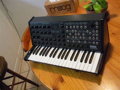 MATRIXSYNTH Korg Ms Vintage Synthesizer With Overlay Original Case