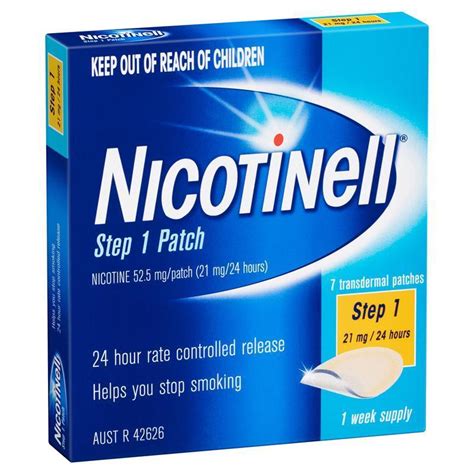 Buy Nicotinell Patch 21mg 7 Patches Online At Chemist Warehouse