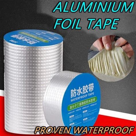 Jual Lakban ANTI BOCOR JUMBO Aluminium Foil Butyl Super Tape Waterproof