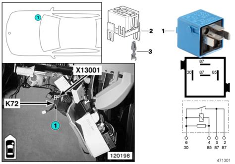 Relay Consumer Shutdown 2006 Bmw X5 30ie53