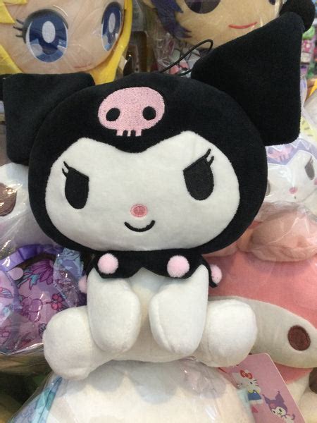 Sanrio Characters Black Kuromi Original Outfit Medium Plush In Stock