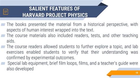 Harvard Project Physics Curriculum Hpp
