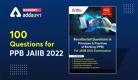 100 Most Expected PPB Question For JAIIB November 2022 Exam