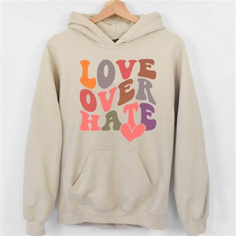 Love Over Hate Svg Etsy