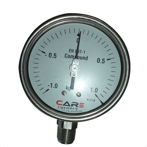 Compound Pressure Gauge Durable Design For Chemical And Industrial