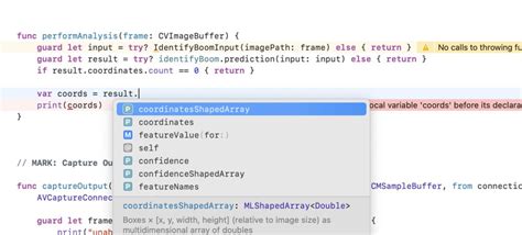 Swift Coordinates From Object Detection Core Ml Model Stack Overflow