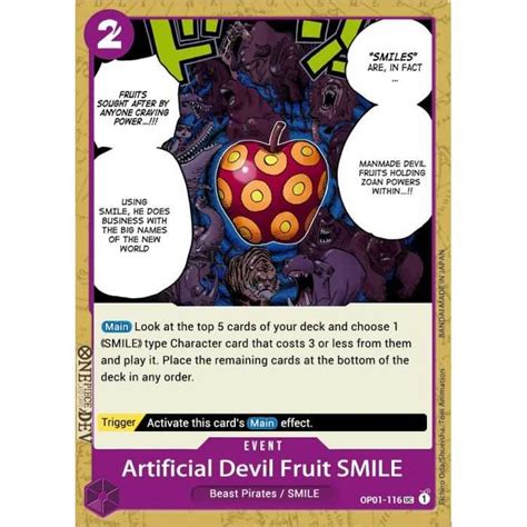 Artificial Devil Fruit Smile Uncommon
