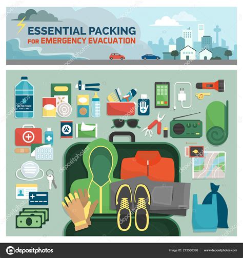 Essential Packing Kit Emergency Evacuation Emergency Preparedness