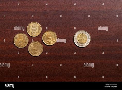 Collection Of Indian Currency Coins Concepts Stock Photo Alamy