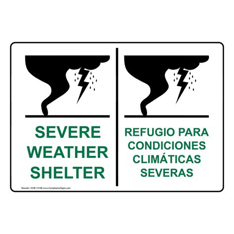 Fema Tornado Safe Room Sign Nhe 25787 Severe Weather Shelter