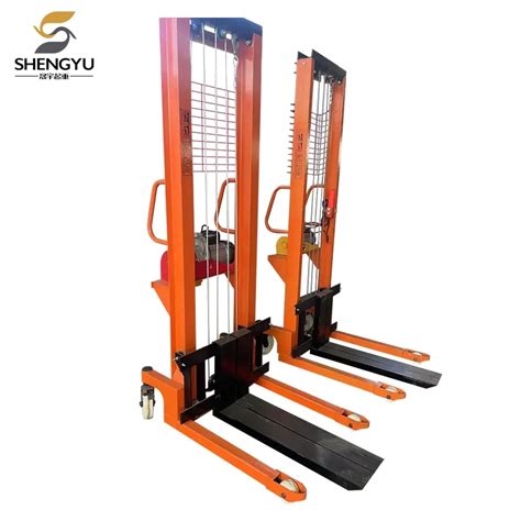 China Semi Electric Pallet Stacker Supplier Manufacturer Factory
