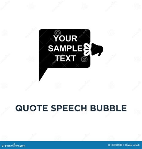Quote Speech Bubble Icon Simple Element Illustration Stock Vector Illustration Of Board