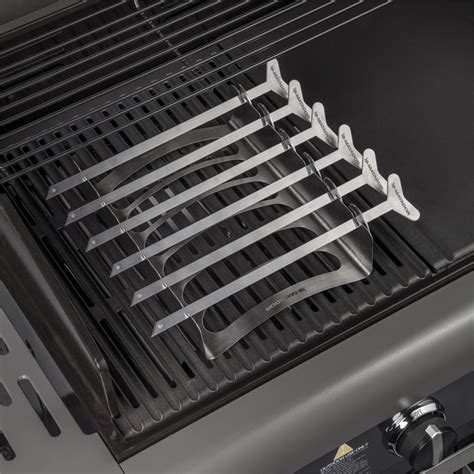 Stainless Steel Skewer Rack And Skewers Matador Bbqs