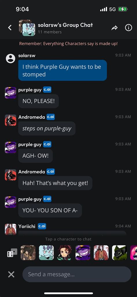 Macro Protogen Steps On Purple Guy Rcharacterainofilter