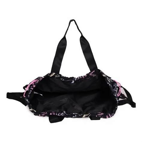 Oversize Tote Cum Backpack Stripe Print On Polyester Fabric Womens Backpack लेडीज बैकपैक