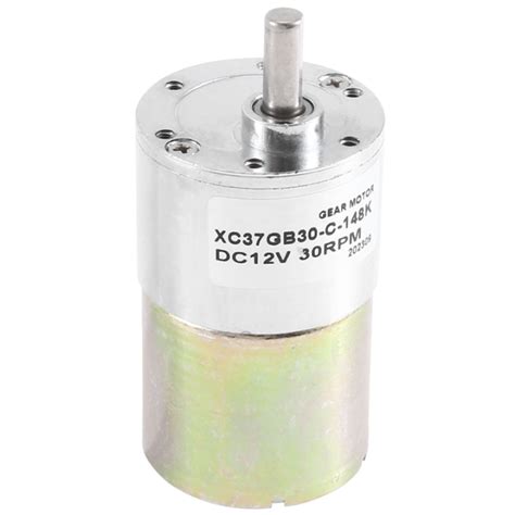 Dc 12v 30rpm Gear Motor High Torque Electric Mini Speed Reduction