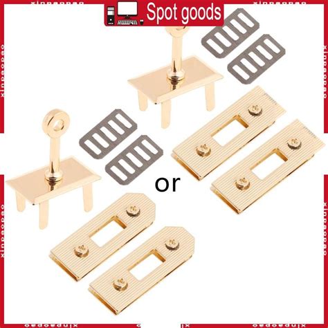 Xi Metal Clasp Turn Locks Twist Lock Diy Leather Crossbody Handbag