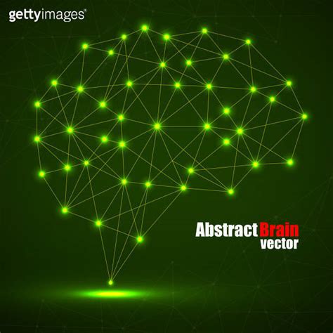 Abstract Geometric Brain With Triangular Polygons Network Connections 이미지 2150647836 게티이미지뱅크