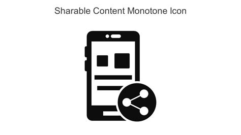Sharable Content Monotone Icon In Powerpoint Pptx Png And Editable Eps Format PPT PowerPoint