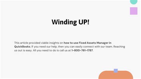 How To Setup Fixed Asset Manager In Quickbooks Pptx