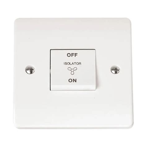Click Mode 10a Fan Isolator Switch Triple Pole