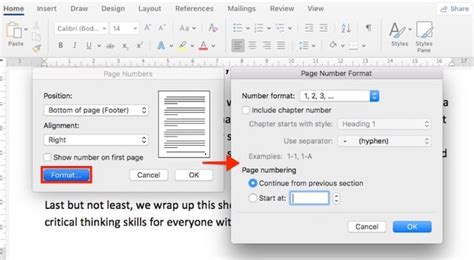 Add A Footer That Displays The Page Number