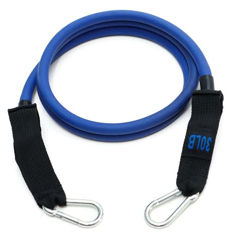 Blue 40 Lbs Resistance Band Muscle Hub