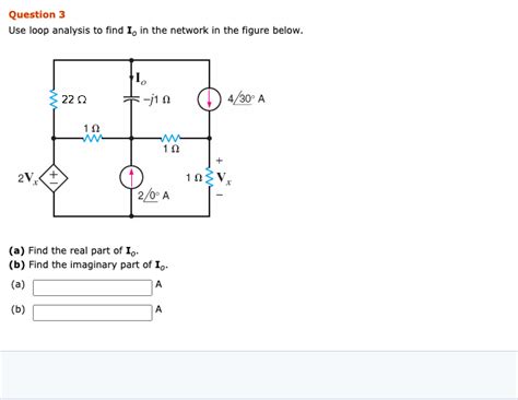 solved question 3 use loop analysis to find i in the network