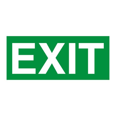 Exit Pngs For Free Download