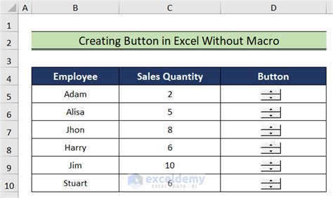 How To Add Button In Excel 3 Handy Ways ExcelDemy